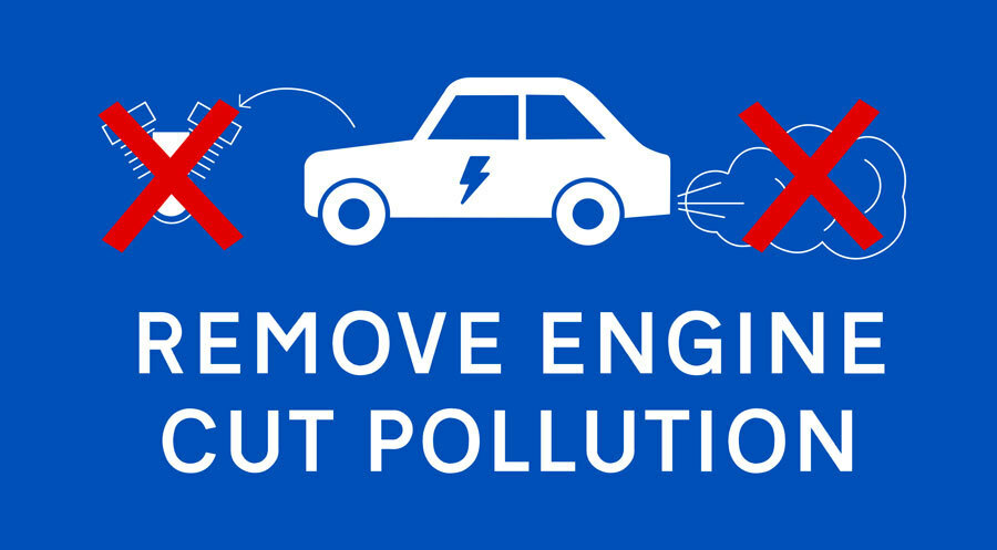 Remove Engine, Cut Pollution Car Bumper Sticker