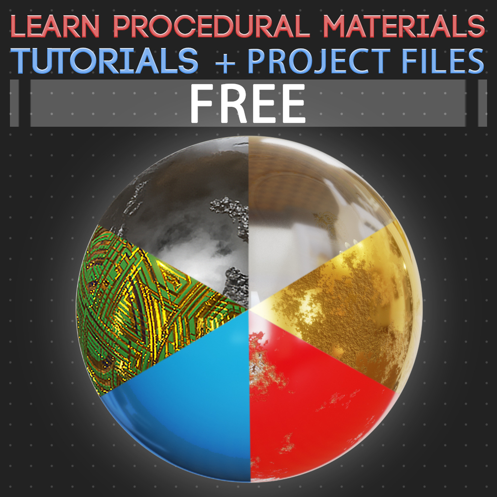 Free Procedural materials + tutorial part 1 & 2