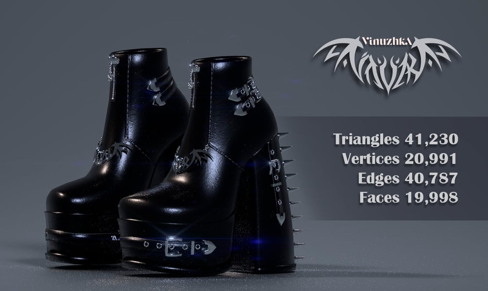 Platforms gothic spike / Vrchat asset