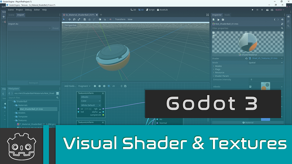 Godot - Visual Shader and Textures