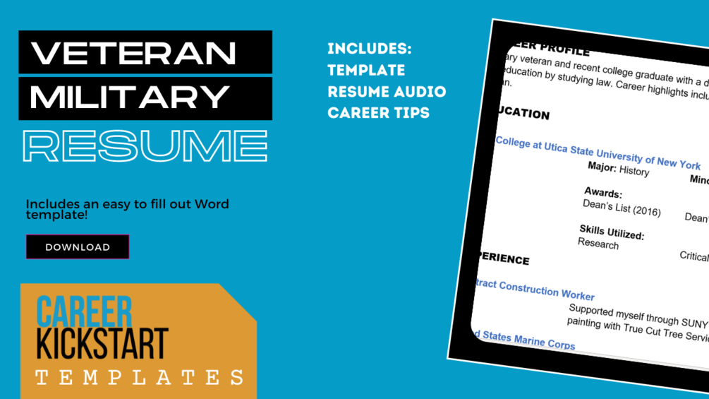 Veteran Resume Template