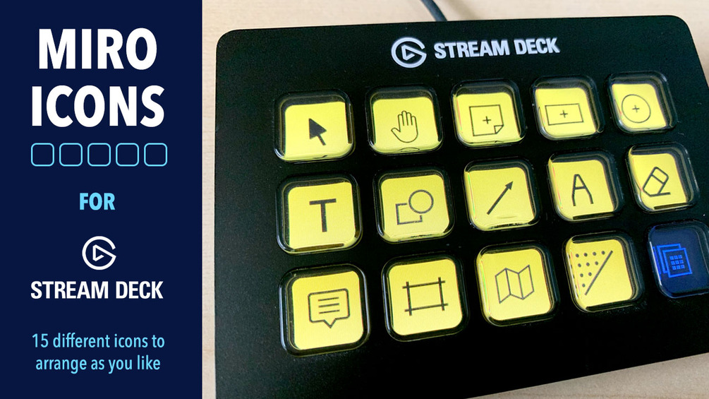 Miro icons for Stream Deck