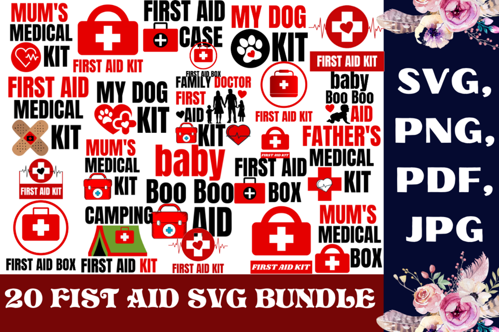 First Aid Kit SVG PNG cut file