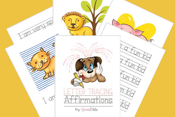 LETTER TRACING AFFIRMATIONS