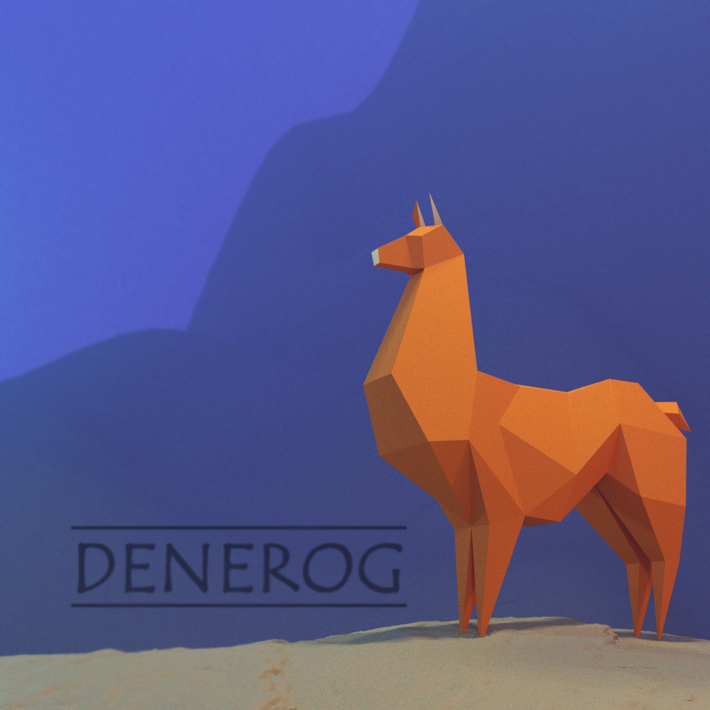 Papercraft template-Alpaca