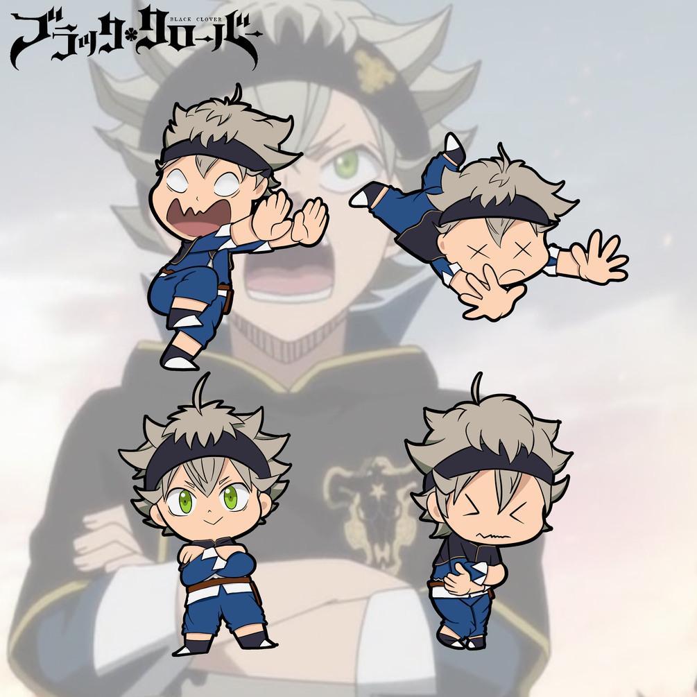 4 Emote Asta of Black Clover my style
