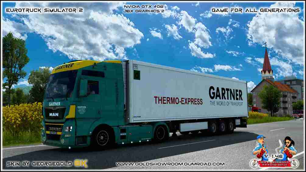 ETS 2 Skin Combo MAN TGX E6 by Gloover Gartner