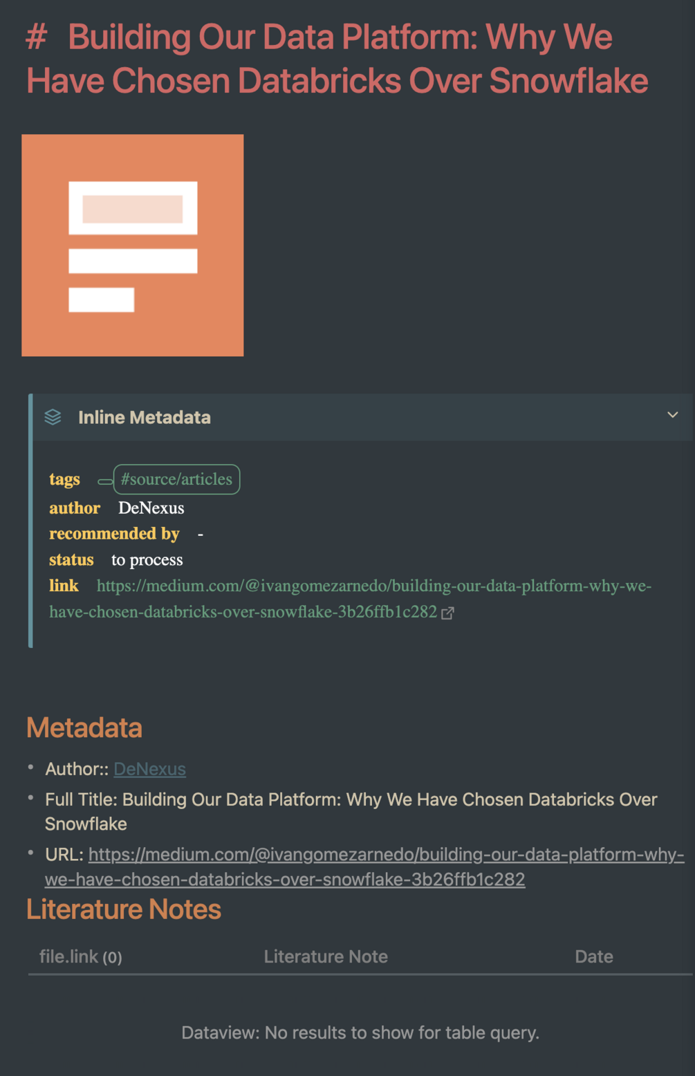 Readwise to Obsidian Export Template