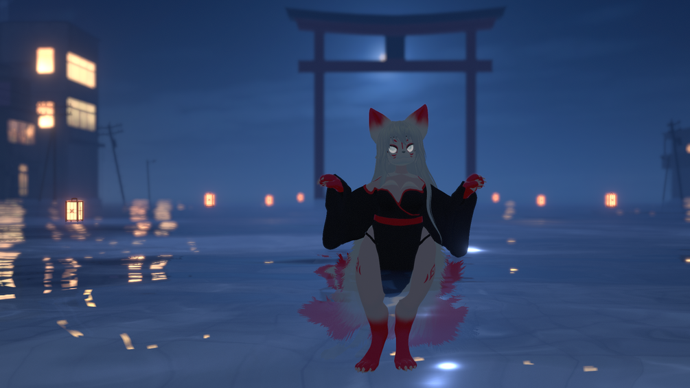 Yoko the Kitsune VrChat Avatar