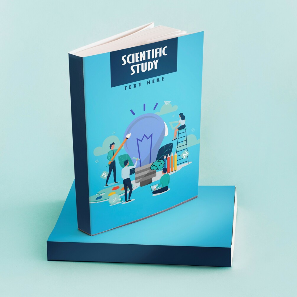 KDP Science Book Cover Digital Template with 2 interior designs in PNG ...