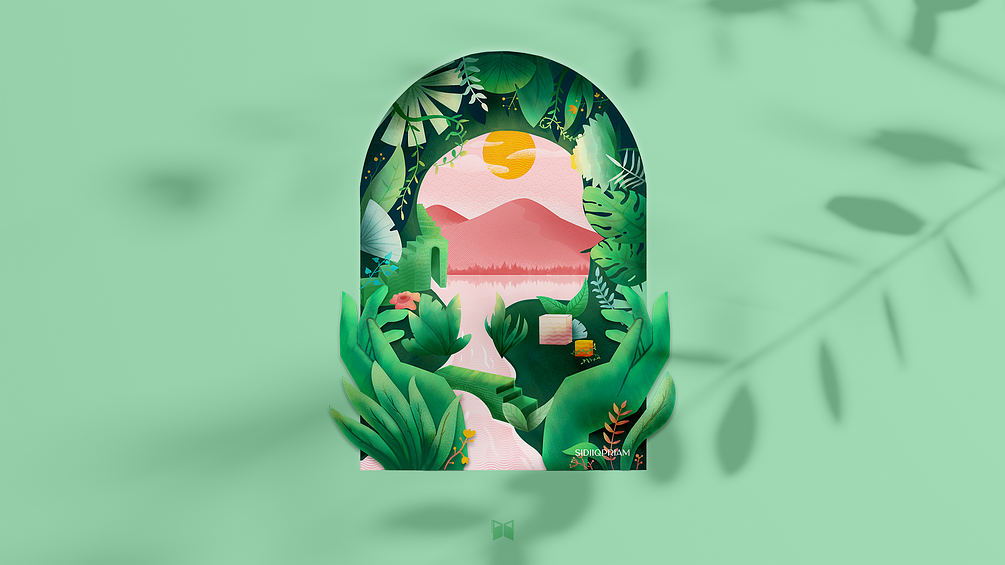 Glow up for 2021 Illustration