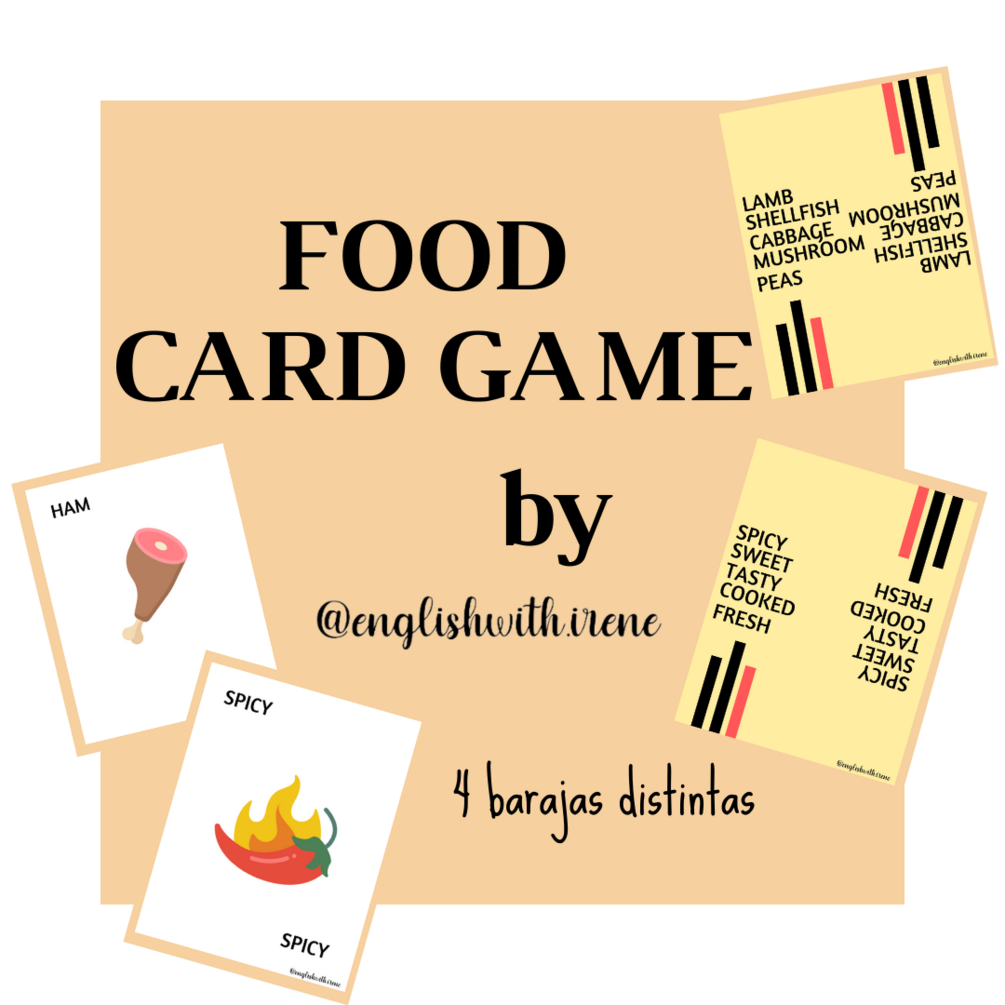 Food vocabulary game