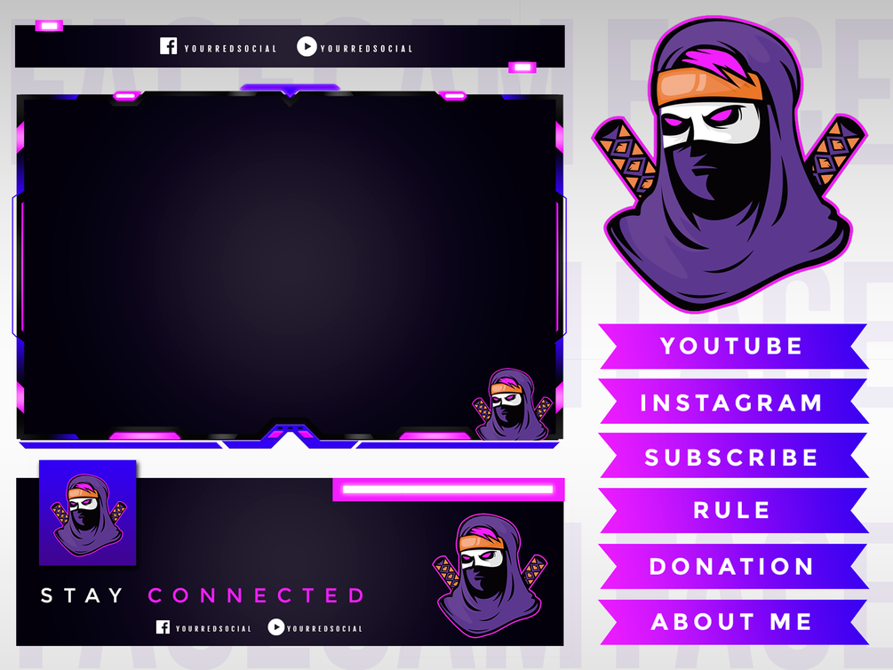 Kit Streaming Gamer Facecam