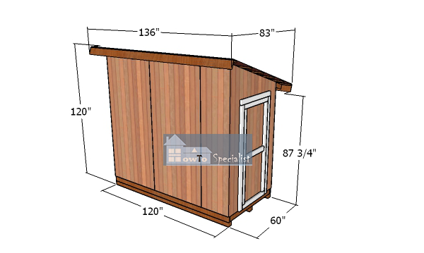 5x10 Lean to Shed Plans