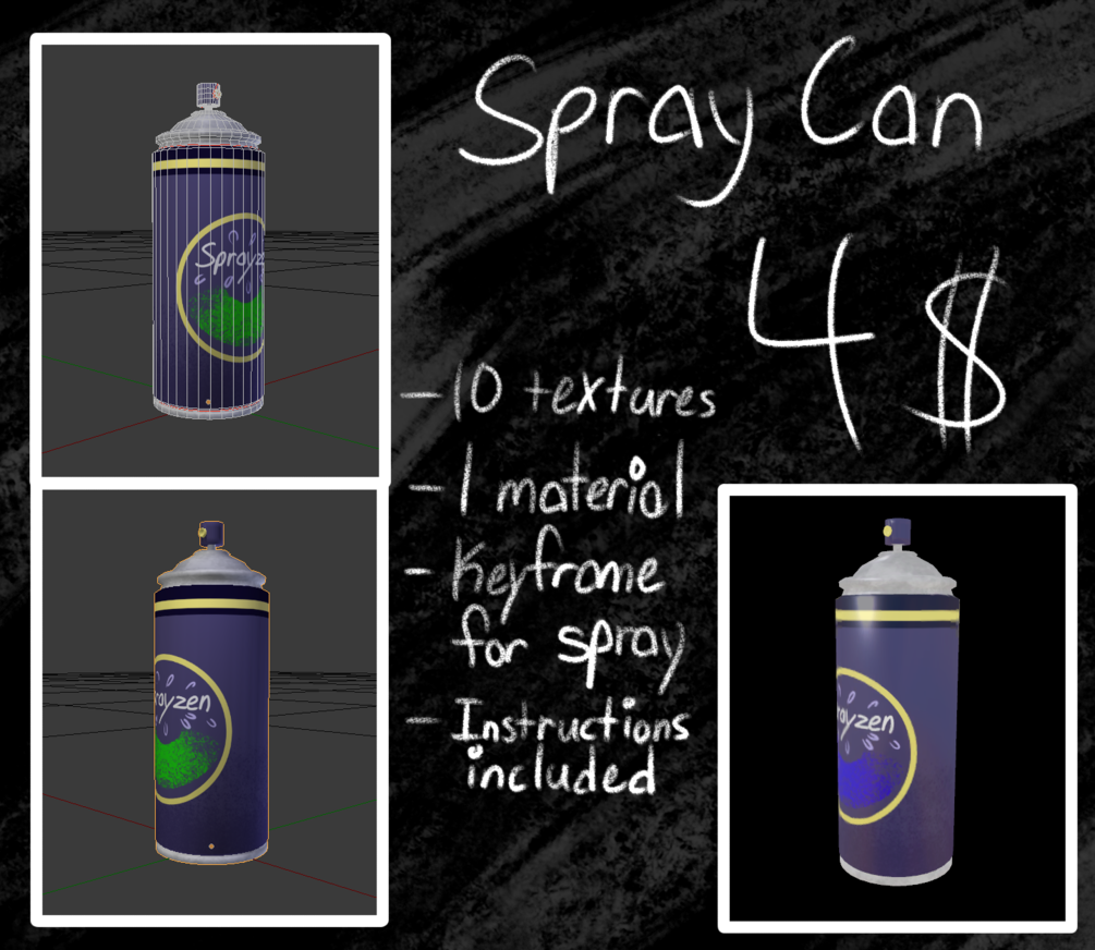 Working Spray Can