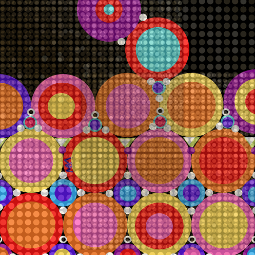 8x8 inch Circle Meditation Print on Fine Art paper