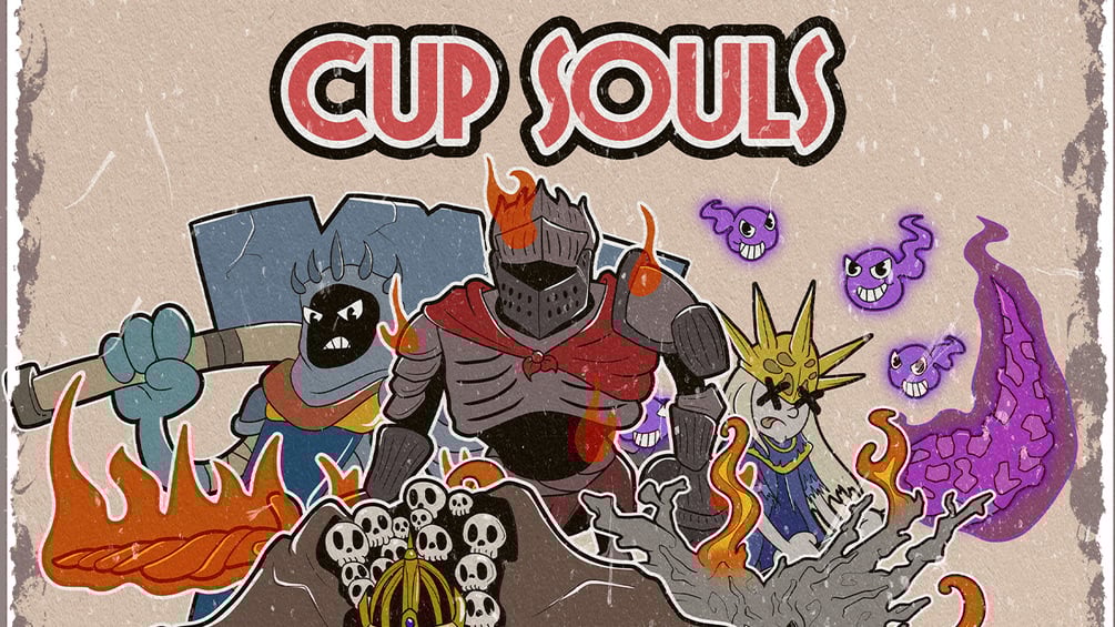 Cup souls 3 All bosses poster and phone Wallpapers (+Stickers!)