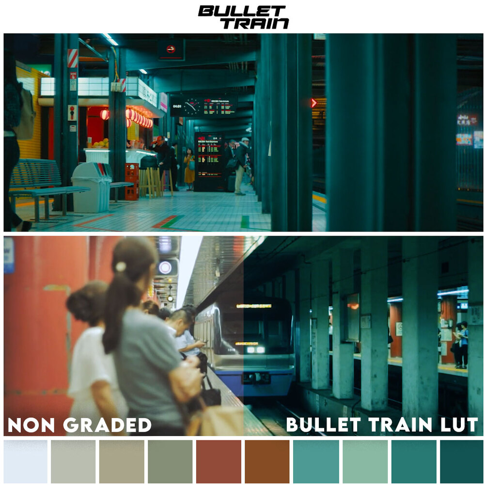 Bullet Train LUTs / Lightroom Profiles