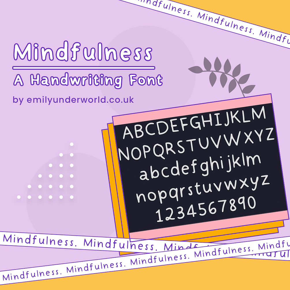 Mindfulness Handwriting Font