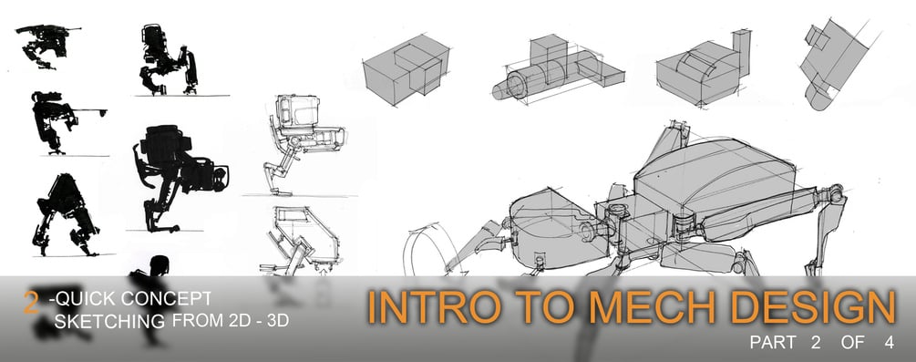 Intro to Mech Design: Part 2 - 2d sketching/ Basic forms / Functions