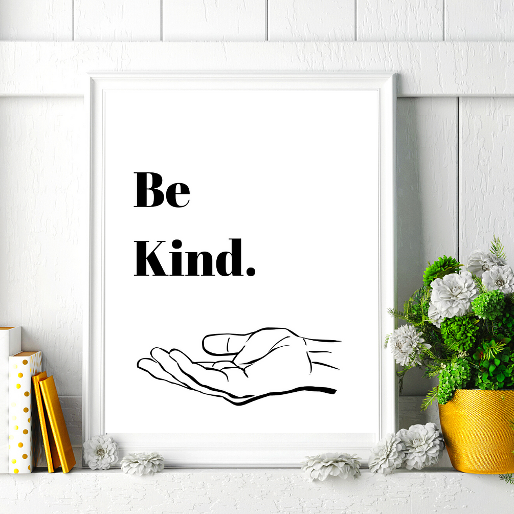 Be Kind. | Digital Wall Art