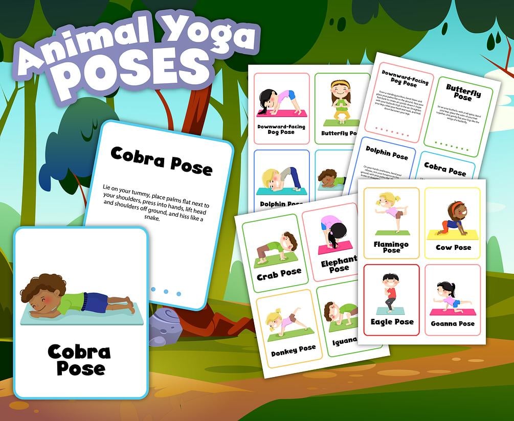 32 Animal Yoga Poses_Cards