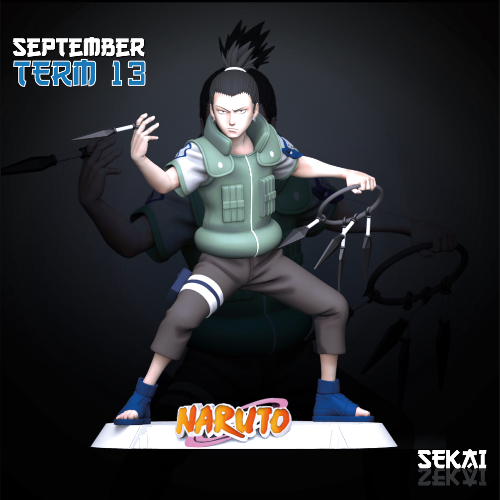 Shikamaru Sculpture - Sekai 3D Models - Tested and Ready for 3D printing