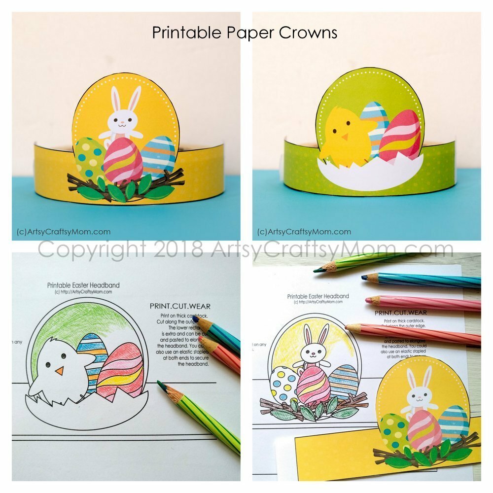 Printable Easter Paper Crowns