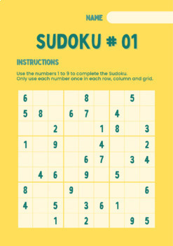 Junior Picture Sudoku Cut & Paste, Coloring Puzzles Sodoku, Suduko ...