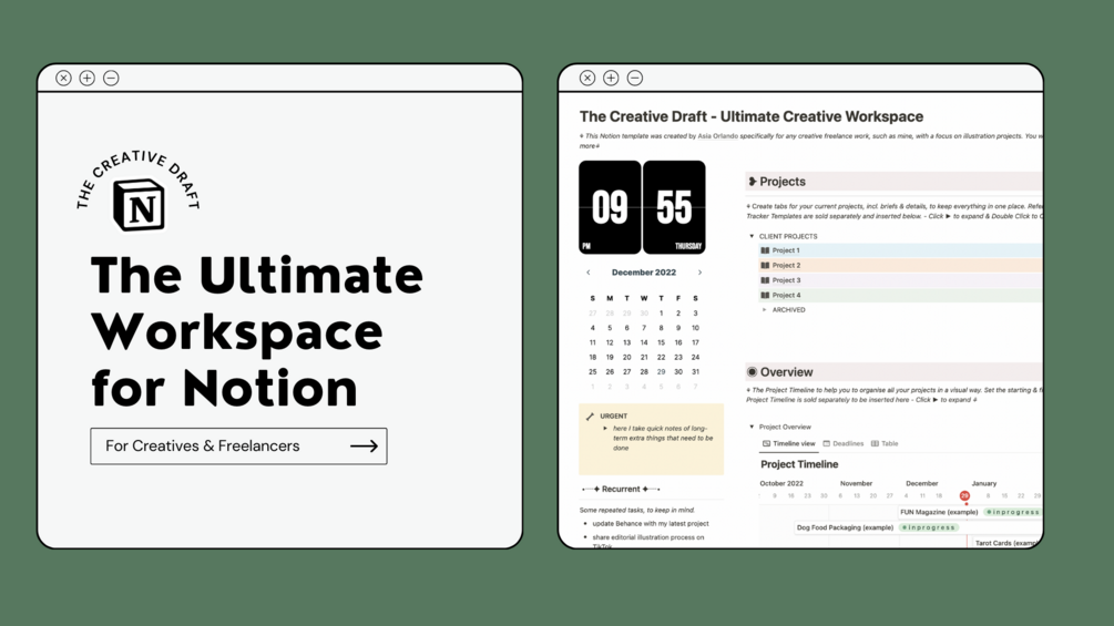 Ultimate Notion Workspace for Creatives & Freelancers | The Creative ...