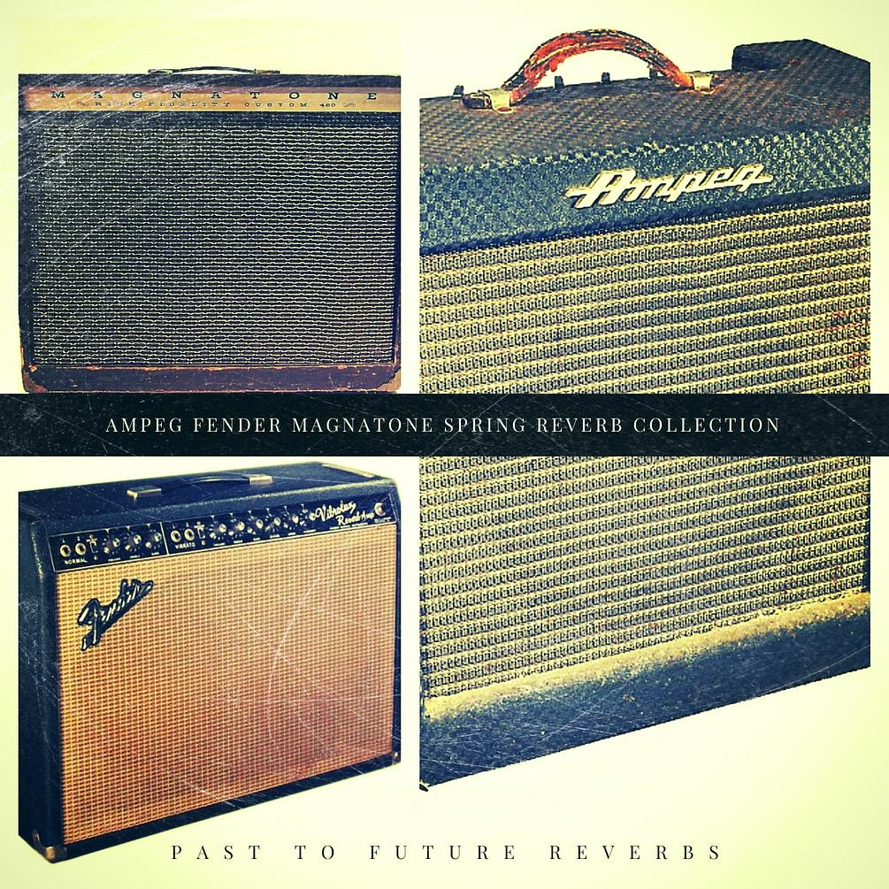 AMPEG FENDER MAGNATONE TUBE AMP SPRING REVERB COLLECTION!