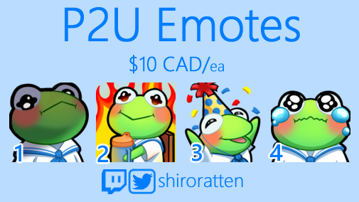 P2U - Kermit Emotes