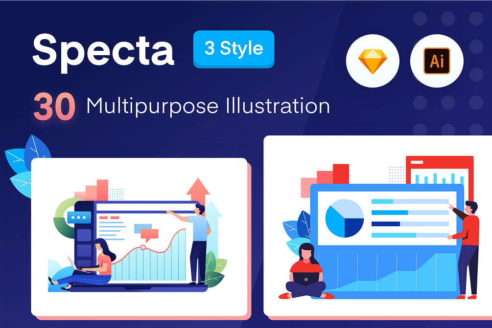 Specta - 90 Digital Illustration