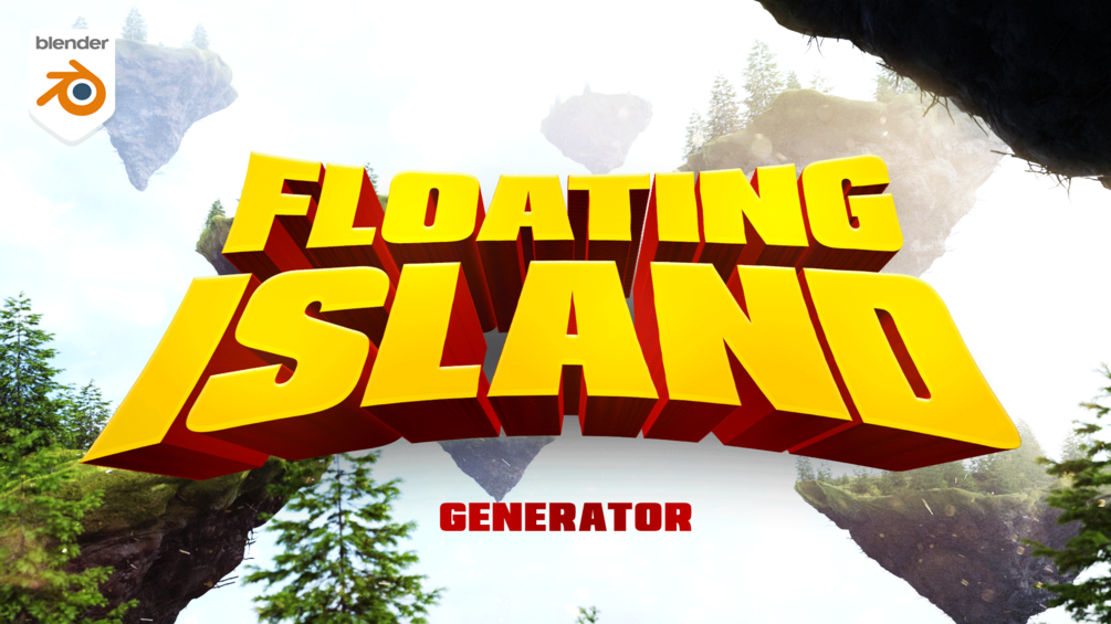 Floating Island Generator for Blender