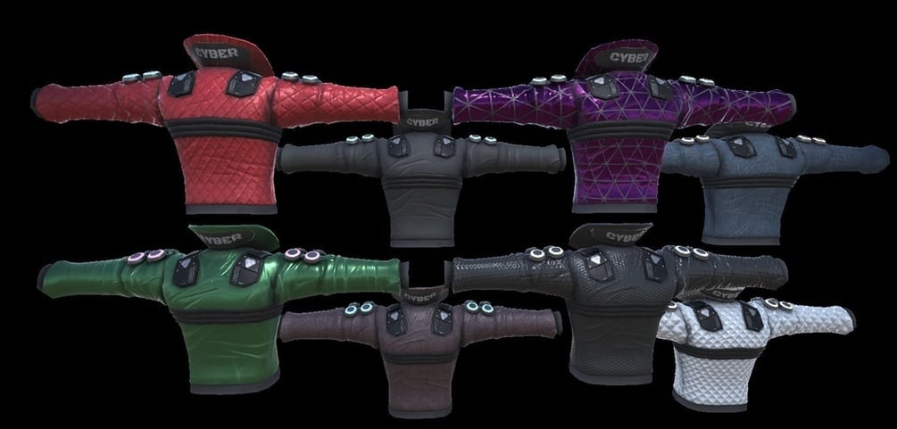 Steve's Customizable Cyber Jacket (PBR Version)
