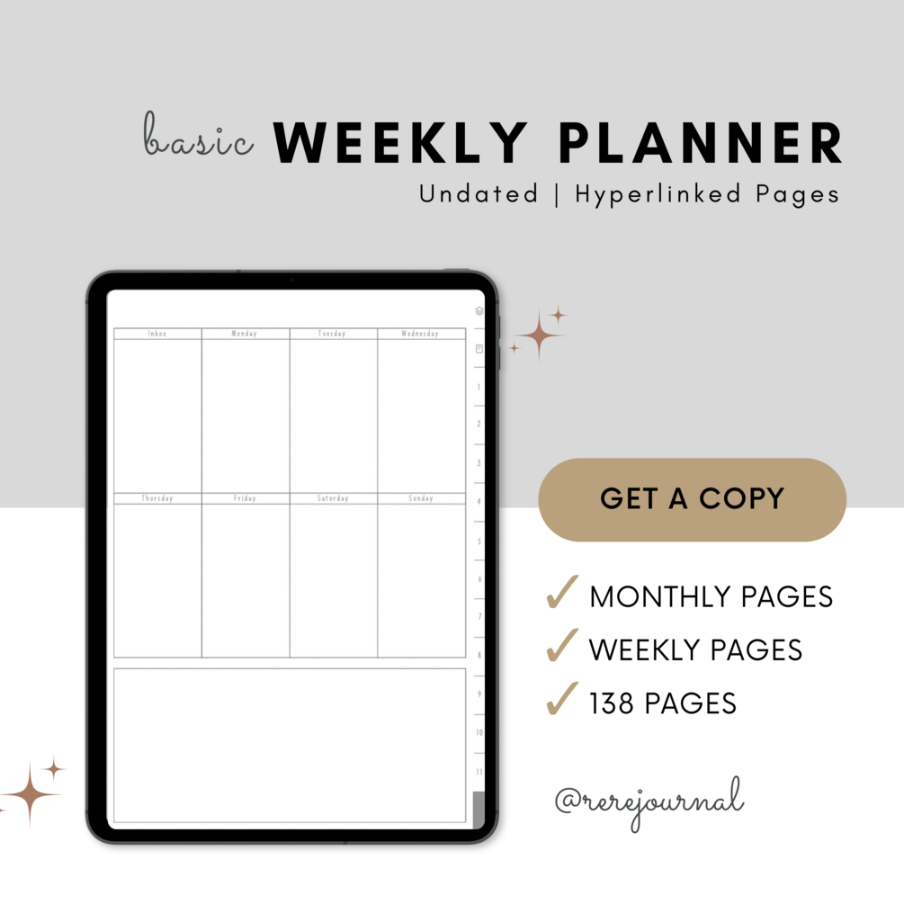 Basic Weekly Planner