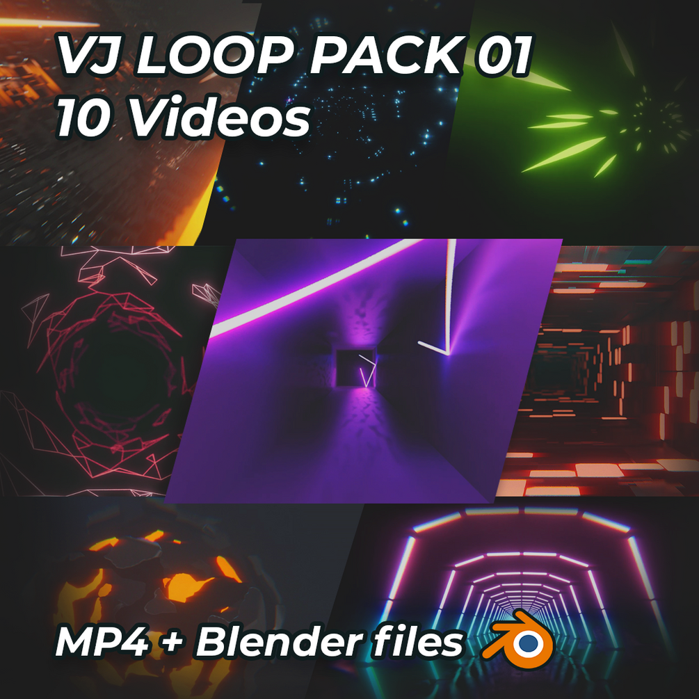 VJ Loop Pack - 10 Videos