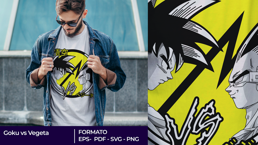 Vector Goku vs Vegeta