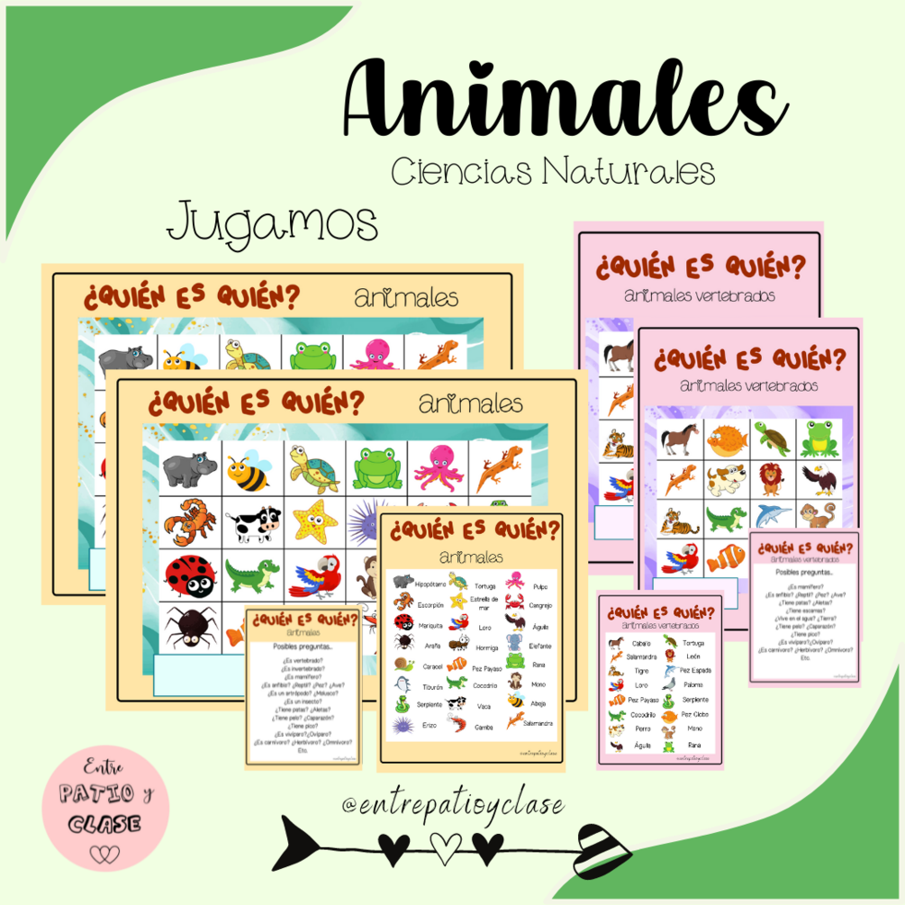 Quién es quién animales