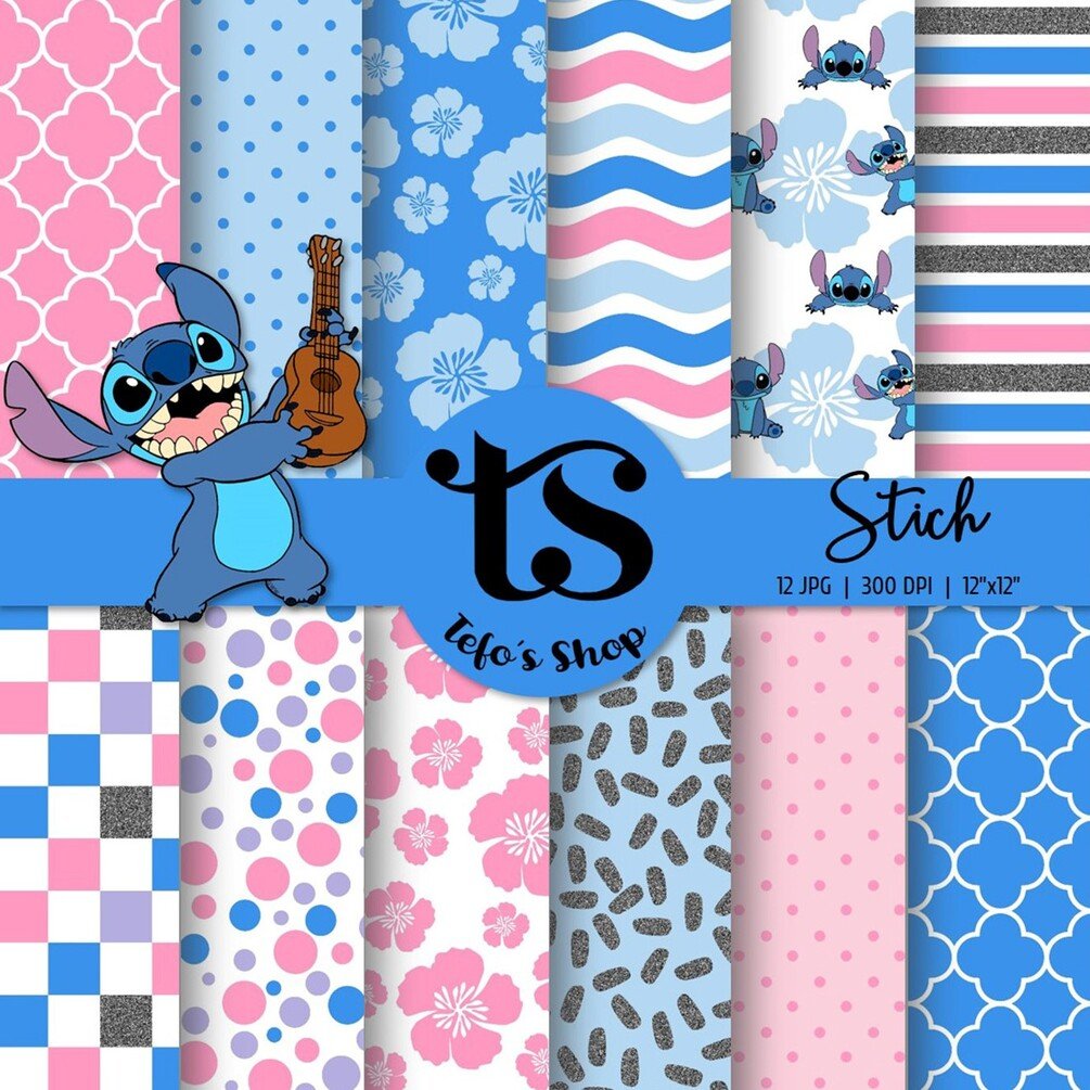 Stich | Papeles digitales | Paper pack