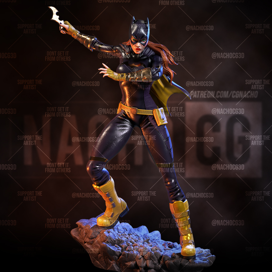 Fan Art Batgirl Statue - Standalone version