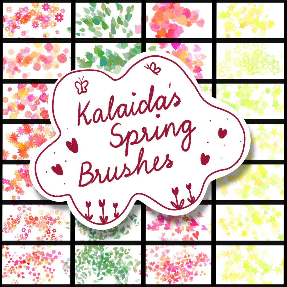 Kalaida’s Spring Brushes for Procreate