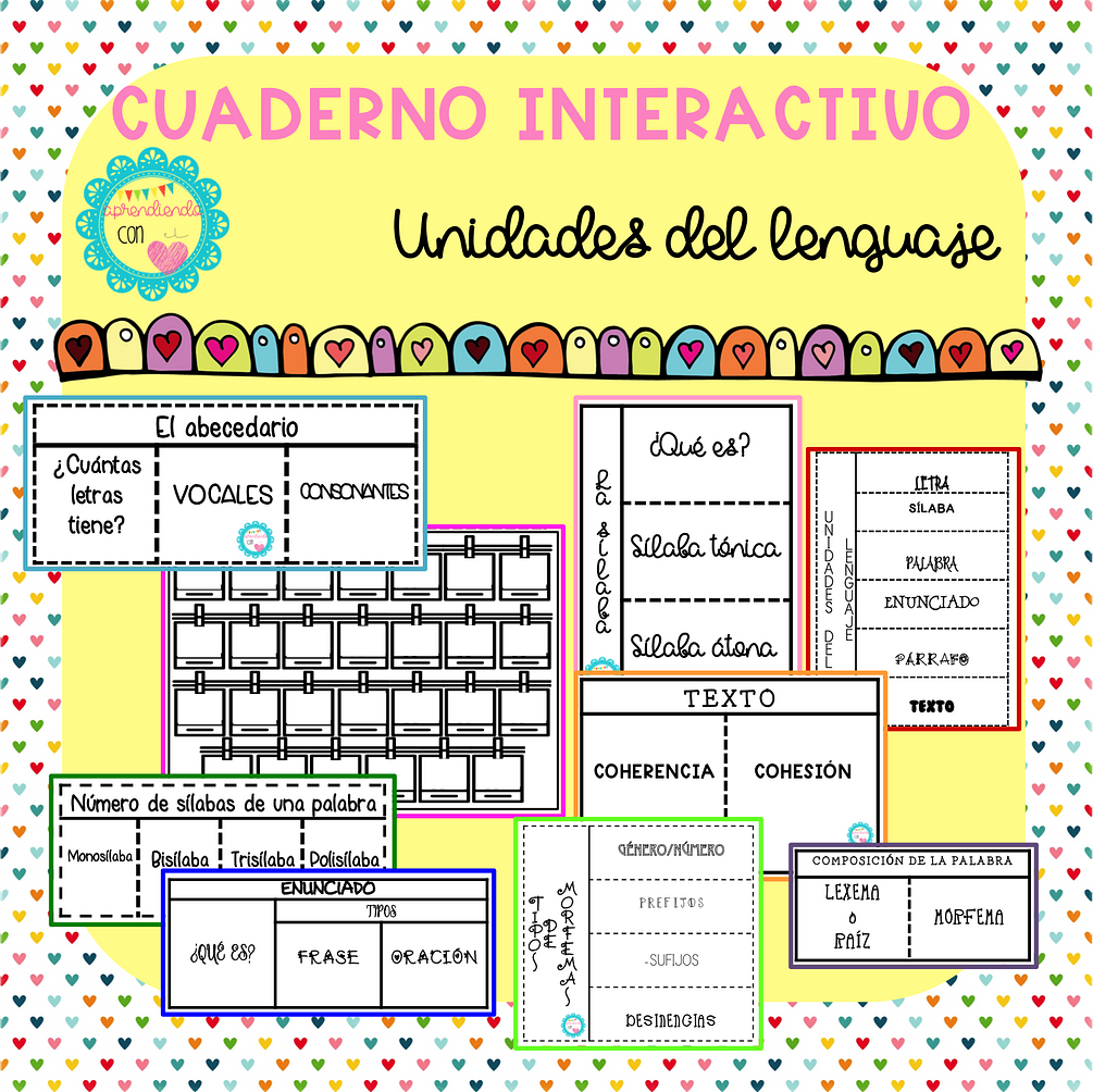 Cuaderno interactivo de lengua: UNIDADES DEL LENGUAJE