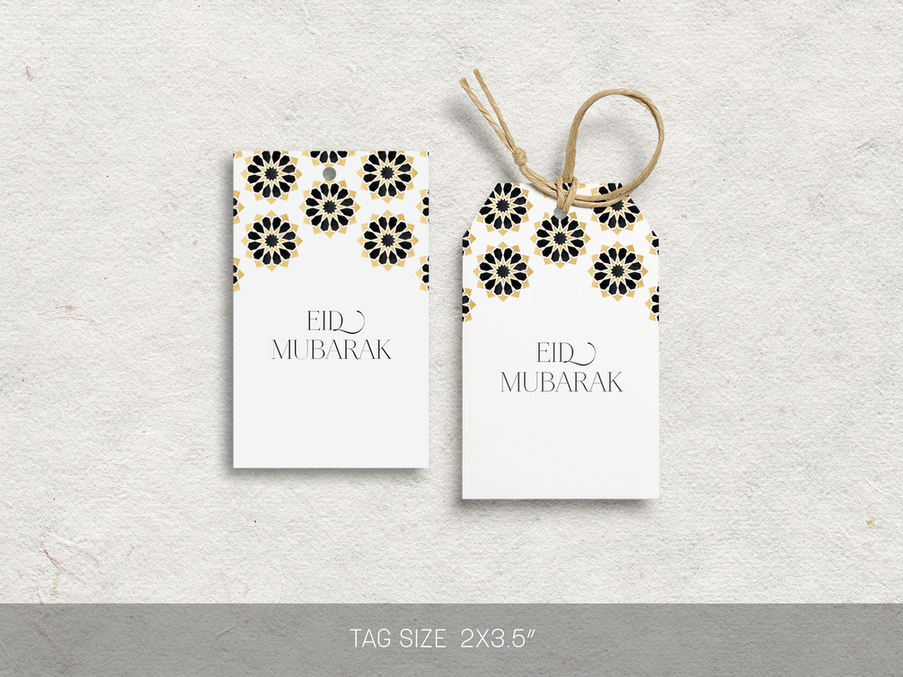 Printable Eid Mubarak Gift Tags | Instant Download