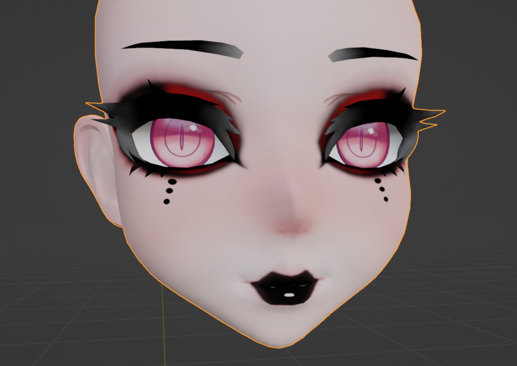 Harley Quinn inspired makeup for Milkgore's Head Edit