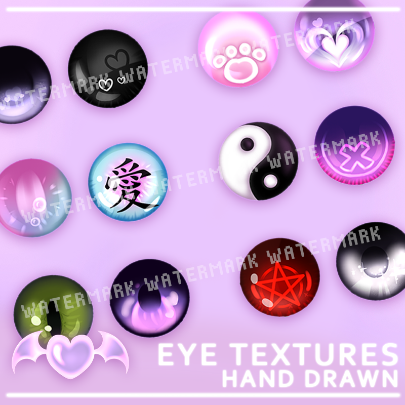 FREE VRCHAT Eye Texture Pack 】