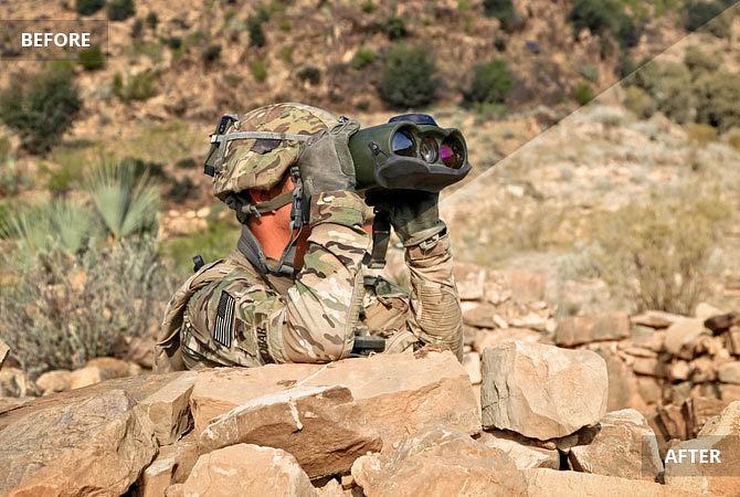 US Army Photoshop Action