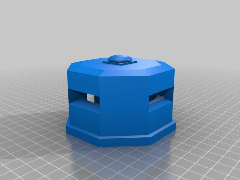 Octagonal Pill box for 28mm Historical and Sci-fi wargaming