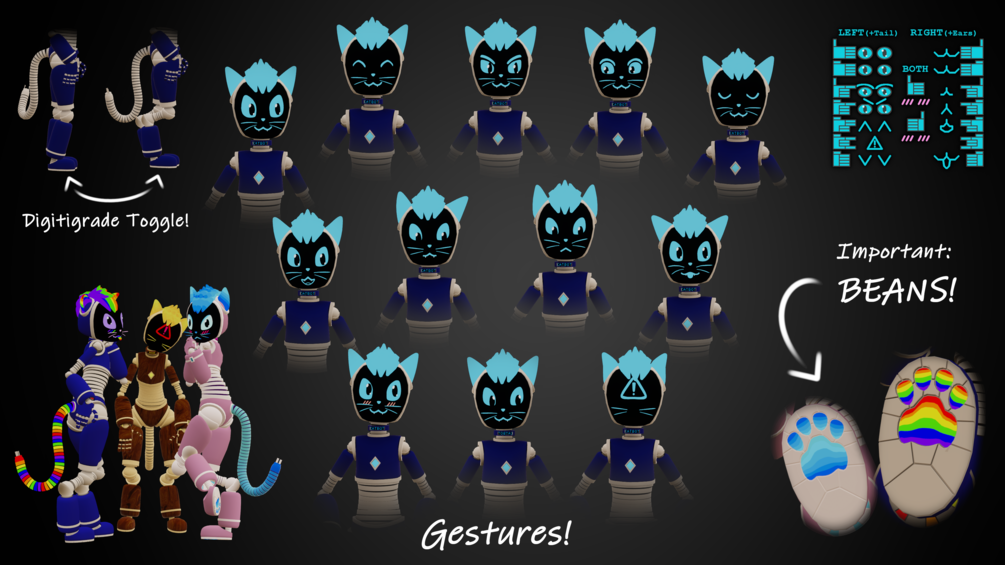 Meownyrn Catbot VRChat Avatar