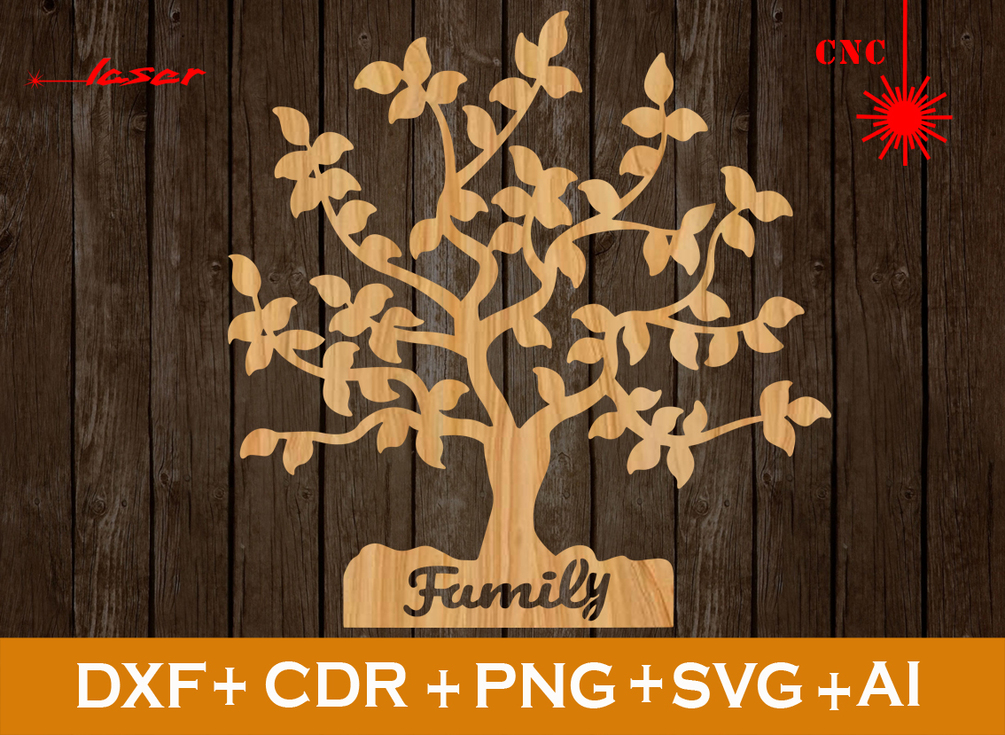 Laser cut Pano Tree Lasercut DXF, Home Decor, Tree Patterns, Tree Wall ...